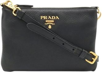 Prada Sac pochette vintage doccasion - Femme - Pre-owned - Noir - Taille: ONE Size
