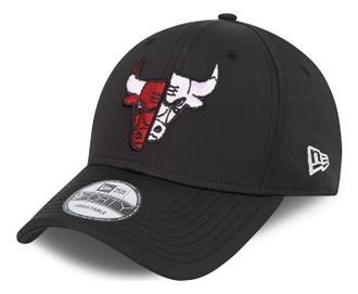 New Era 9 Forty Cap Half and Half Chicago Bulls Black Einheitsgr&ouml;&szlig;e