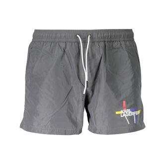 Karl Lagerfeld Homme, Maillots de bain, Gris, Taille: S Grigio Swim Boxer