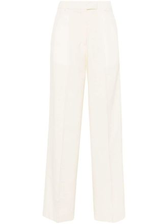Officine Générale pantalon palazzo Nastia à taille haute - Tons neutres