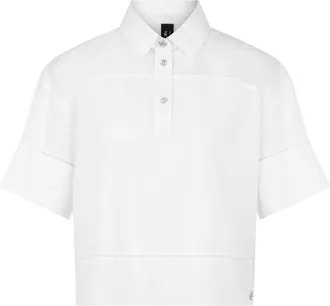 Marc Cain Femme, Blouses et Chemises, Blanc, Taille: 42 FR Blouse Rethink Together