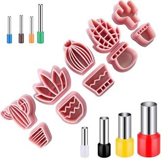 Generic Coupe-argile pour boucles doreilles, coupe-boucles doreilles, petites boucles doreilles, outils de coupe dargile, accessoires de bijoux polyvalents po