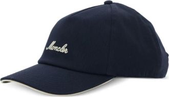 Moncler Logo Baseball Cap - - Accessories - Damen - Blau - ONE SIZE