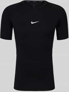 Nike Slim Fit Sport-T-Shirt mit Label-Print