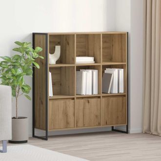 vidaXL vidaXL Biblioth&egrave;que 2 pcs Ch&ecirc;ne artisan 99,5 x 30 x 108 cm