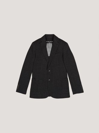 Circolo 1901 Wool Check jacket Nero Wool Check / 46