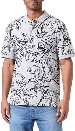 Jack & Jones Polo Jorlafayette AOP SS, Cloud Dancer, S Homme