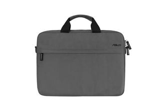 Asus AC1600 Carry Bag Gris - Sacoche PC Portable jusquà 16 - Polyester déperlant et léger - Compartiment rembourré - Bandoulière amovible