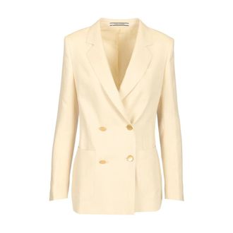 Tagliatore Nayade Zweireihiger Blazer - - Jackets - Damen - Wei&szlig; - M