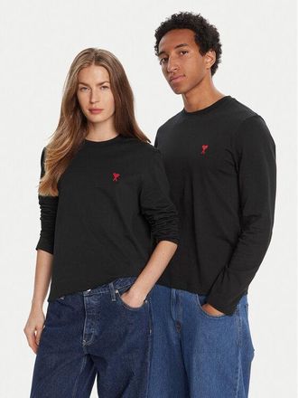 Ami Longsleeve BFUTS235.724 Schwarz Regular Fit