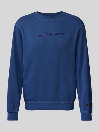 The Hundreds Sweatshirt mit Label-Stitching Modell Bar