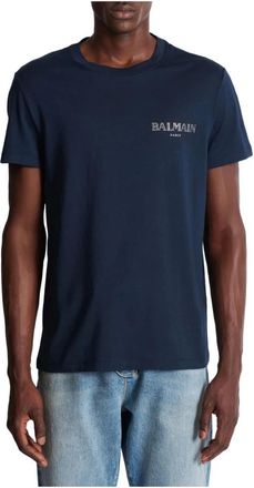 Balmain Vintage Gel T-Shirt - Slim Fit - - Tops - Herren - Blau - S