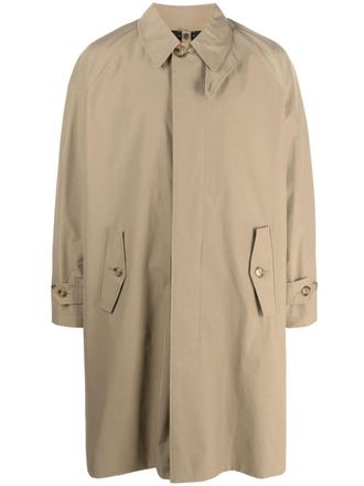 Baracuta Trenchcoat mit verdecktem Verschluss - Nude