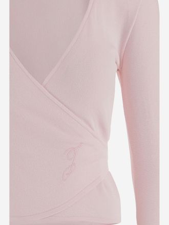 Jacquemus Womens Long-Sleeved Sweater Paysan Pink Viscose