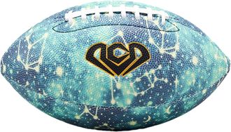 Generico Leuchtender Fu&szlig;ball, der intensiv ist, Nachtfu&szlig;ball, Gr&ouml;&szlig;e 6/9, super Grip, wasserdichtes PU-Leder, amerikanisch mit doppelten Schn&uuml;rsenkeln f&uuml;r Pool,