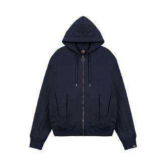 Colmar Blauer Kapuzen-Sweatshirt mit Rei&szlig;verschluss - - Sweatshirts & Hoodies - Damen - Blau - M