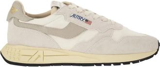 Autry Low-Top Sneaker - Reelwind - Suede And Technical Textile Trainer - Gr. 41 (EU) - in Beige - für Damen