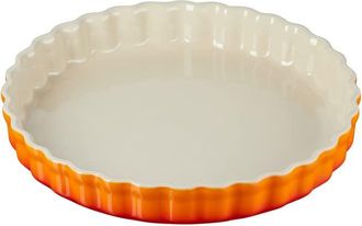 LE CREUSET Tarteform aus Steinzeug, 28 cm, 2.1 Liter, Ofenrot, 71120280900001