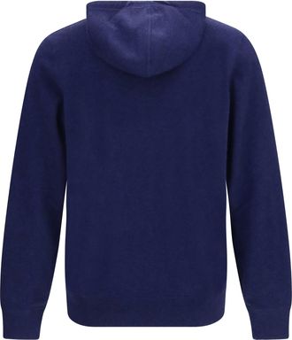 Brunello Cucinelli Cashmere Zip-Up Hoodie - Navy