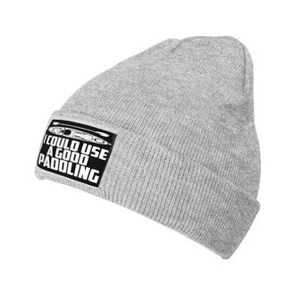 Generic L&eacute;ger Bonnet Tricot&eacute;, Kayak Amusant, Faire du Kayak, jaurais Bien Besoin dune Bonne s&eacute;ance de pagaie, Unisexe Beanie Hats, Bonnets en Tricot pour Adul