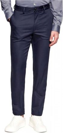 HUGO BOSS Homme, Pantalons, Bleu, Taille: W36 Chinos Slim-fit