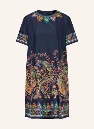 Etro Etro Seidenkleid blau