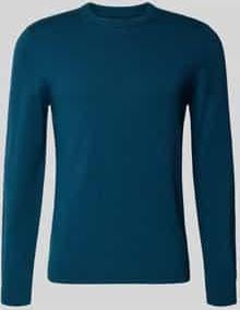 Mc Neal Strickpullover aus Baumwoll-Kaschmir-Mix mit Rundhalsausschnitt