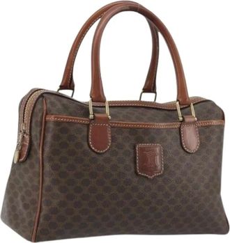 Celine Sac &agrave; main vintage doccasion - Femme - Pre-owned - Brun - Taille: ONE Size