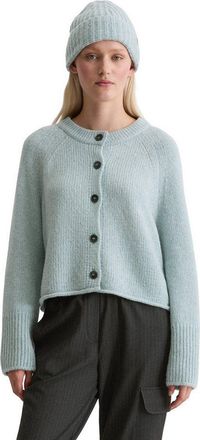 Marc O'Polo Cardigan aus softem Schurwolle-Mix, Raglanärmel, loose fit