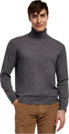 Brooks Brothers Homme, Pulls, Gris, Taille: M Pull Col Roul&eacute; en Laine et Cachemire