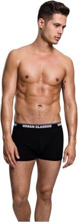 Urban Classics Modal Boxer Shorts Double-Pack Caleon Boxeur, Noir (7), XXL Homme