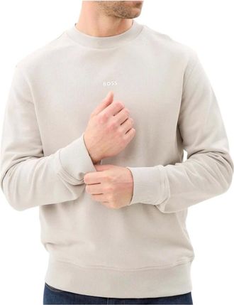 HUGO BOSS Homme, Sweatshirts et sweats &agrave; capuche, Beige, Taille: XL WeSmallcrew SweaT-shirt