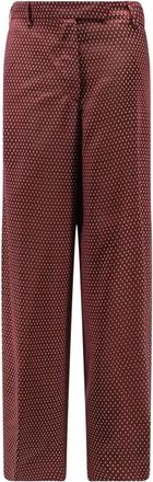 Dries Van Noten Femme, Pantalons, Violet, Taille: 34 FR Penn Viscose Pantalons