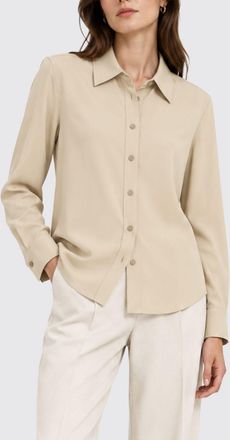 Seventy Chemise &agrave; manches longues en m&eacute;lange de soie avec col classique