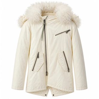 Hogan Winterjacke mit Kapuze - - Jackets - Herren - Wei&szlig; - L