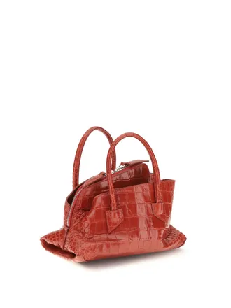 The Attico La Passeggiata Mini Top Handle Bag - Red