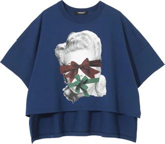 Undercover T-Shirt mit grafischem Print - Blau