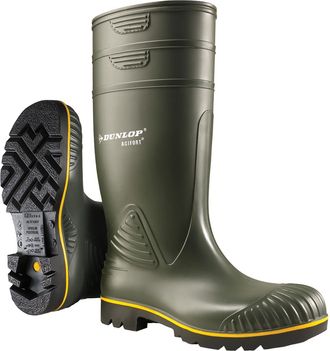 Dunlop Dunlop Protective Footwear, A442631, Acifort Heavy Duty Full Safety, Grün Foncé/Rouge, Größe 49 EU