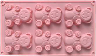 Generic Silikonform - flexible Backform, niedliche B&auml;renform | Babyparty-Schokoladenformen, antihaftbeschichtete Silikonformen, langlebige B&auml;renform, Pudding-