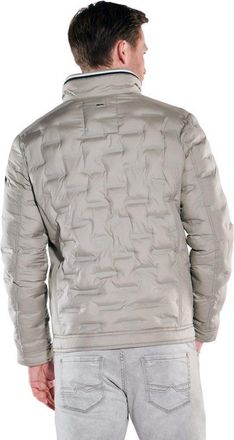 Engbers Steppjacke Herren Steppjacke mit Strickkragen, Beige