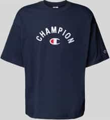 Champion Relaxed Fit T-Shirt mit Label-Stitching