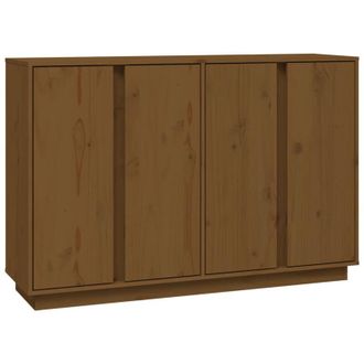 vidaXL Sideboard Honigbraun 120x35x80 cm Massivholz Kiefer Vidaxl