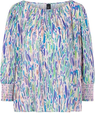 Marc Cain Femme, Blouses et Chemises, Multicolore, Taille: 44 FR Bluse bedruckte Rethink Together