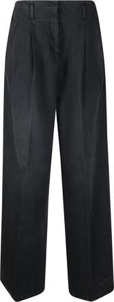 Golden Goose Femme, Pantalons, Noir, Taille: 42 FR Wide Pantalons