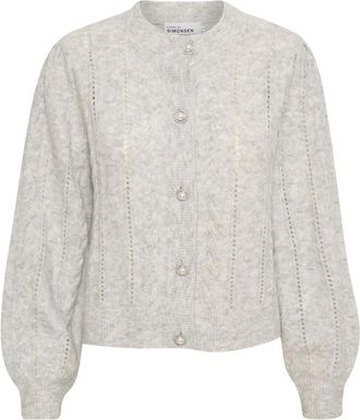 Karen by Simonsen Femme, Pulls, Gris, Taille: 36 FR Noabellekb Cardigan