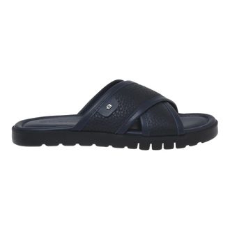 Baldinini Homme, Chaussures, Bleu, Taille: 42 1/2 EU Mule in tumbled leather blue