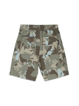 Aspesi Multicolor Camouflage Cotton Bermuda Shorts - Multicolor