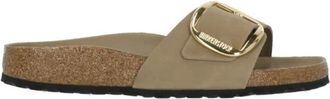 Birkenstock Femme, Chaussures, Beige, Taille: 37 EU Madrid Big Buckle Narrow Fit