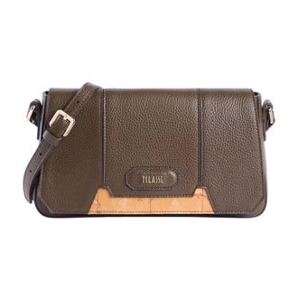 Alviero Martini 1A Classe Sac bandouli&egrave;re &agrave; rabat - Femme - Sacs - Brun - Taille: ONE Size