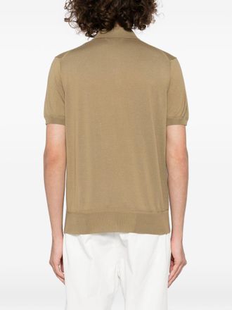 Tom Ford Mens Polo Shirt Military Cotton T-shirts And Polos